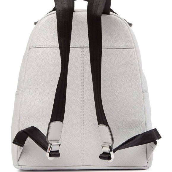 Marc Jacobs | Bags | Marc Jacobs Grey Mini Varsity Leather Backpack ...